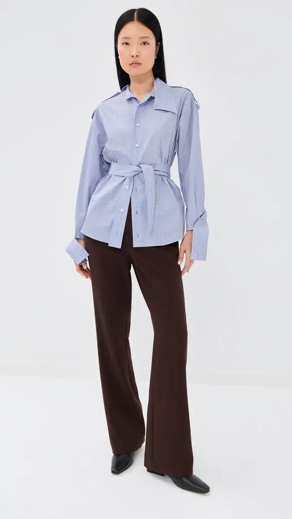 MERYLL ROGGE Deconstructed Stripe Shirt