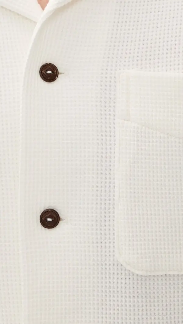 Polo Ralph Lauren Cotton Linen Waffle Knit Andy Camp Shirt