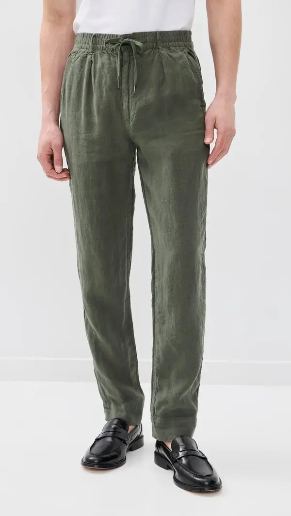 Polo Ralph Lauren Linen Pants - New Olive