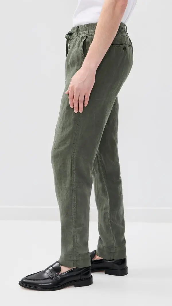 Polo Ralph Lauren Linen Pants - New Olive