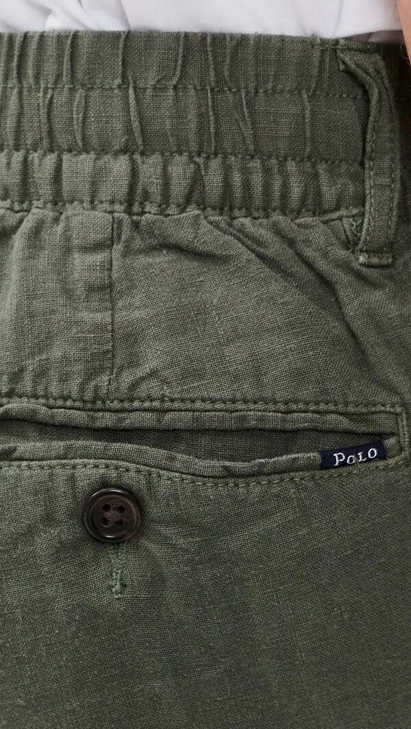 Polo Ralph Lauren Linen Pants - New Olive