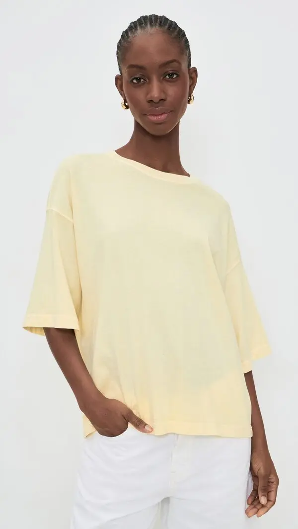 Free People Oversized Tee - Perfect Flan