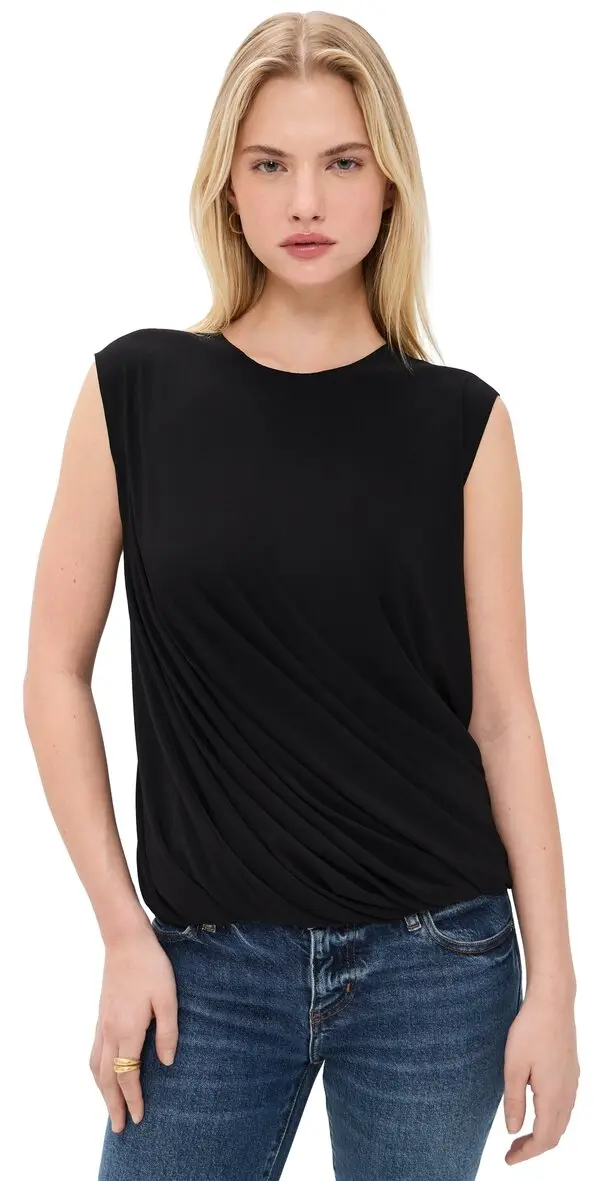 Norma Kamali Sleeveless Twist Top