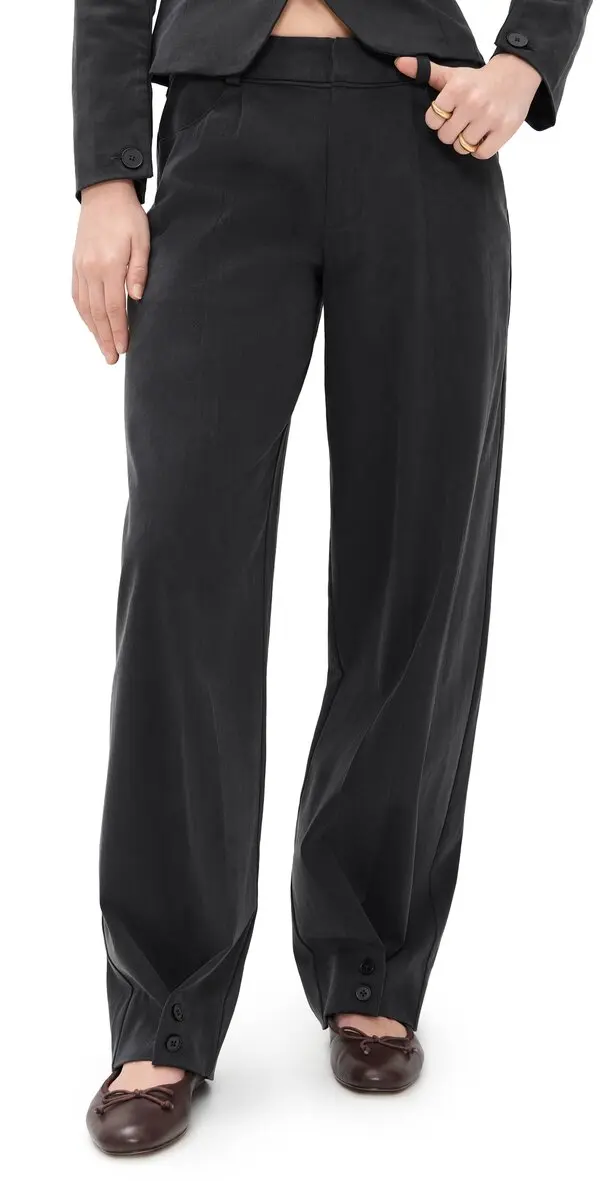 PEACHY DEN Bardot Tailored Pleat Trousers