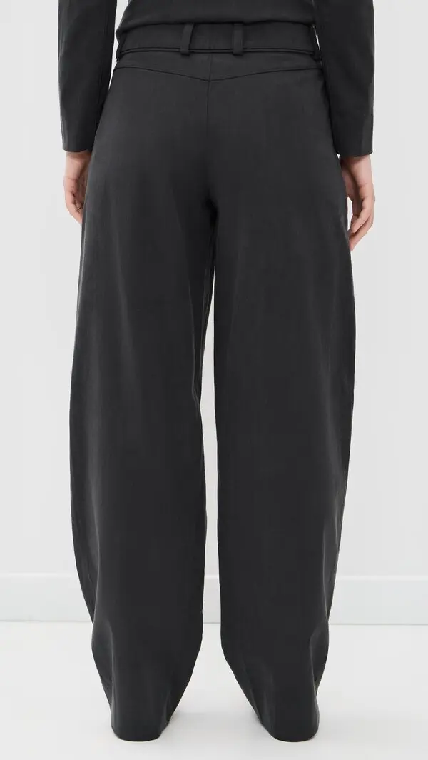PEACHY DEN Bardot Tailored Pleat Trousers