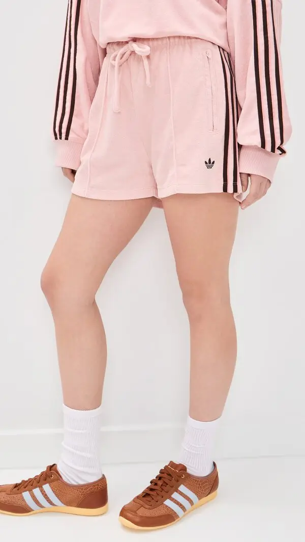 Adidas Terry Cloth Drawstring Shorts