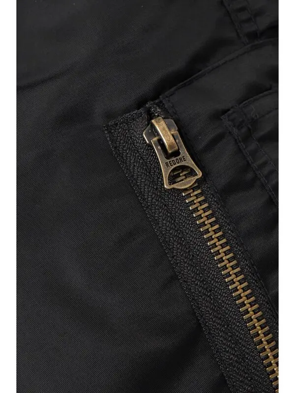 RE/DONE Cropped Shell Bomber Jacket