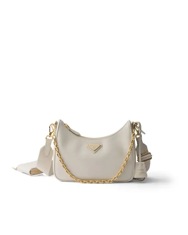 Prada Re-edition 2005 Saffiano Leather Bag - Neutral