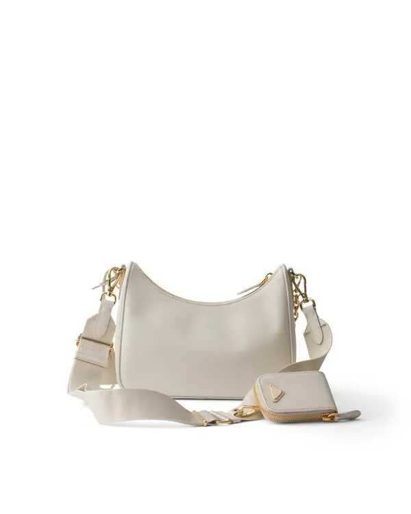 Prada Re-edition 2005 Saffiano Leather Bag - Neutral