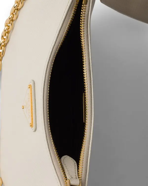 Prada Re-edition 2005 Saffiano Leather Bag - Neutral