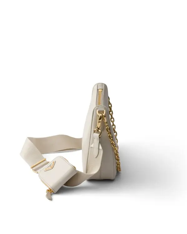 Prada Re-edition 2005 Saffiano Leather Bag - Neutral