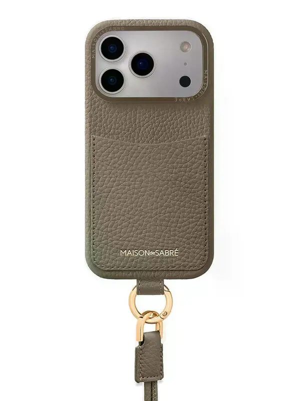 MAISON DE SABRE The Sling Card-slot Iphone 17 Pro Case - Neutrals