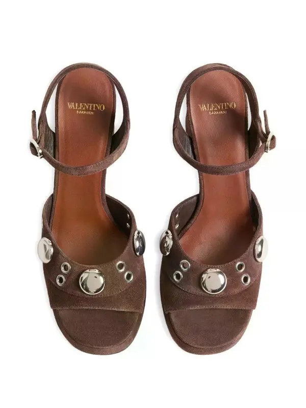 Valentino Garavani Nellcôte Platform Sandals - Brown