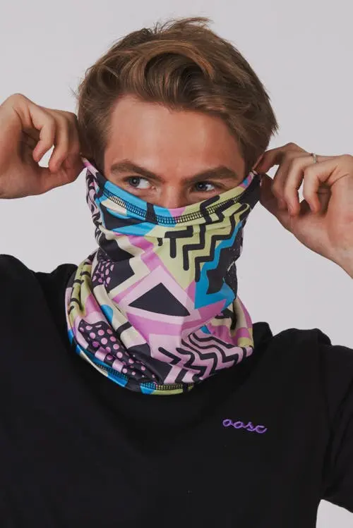OOSC Printed Neck Warmer - Geometric