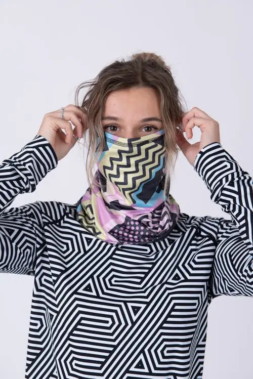 OOSC Printed Neck Warmer - Geometric