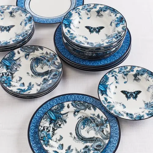 Marchesa Monarcha Porcelain Salad Plate Set Of 4