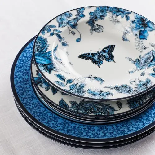 Marchesa Monarcha Porcelain Dinner Plate Set Of 4