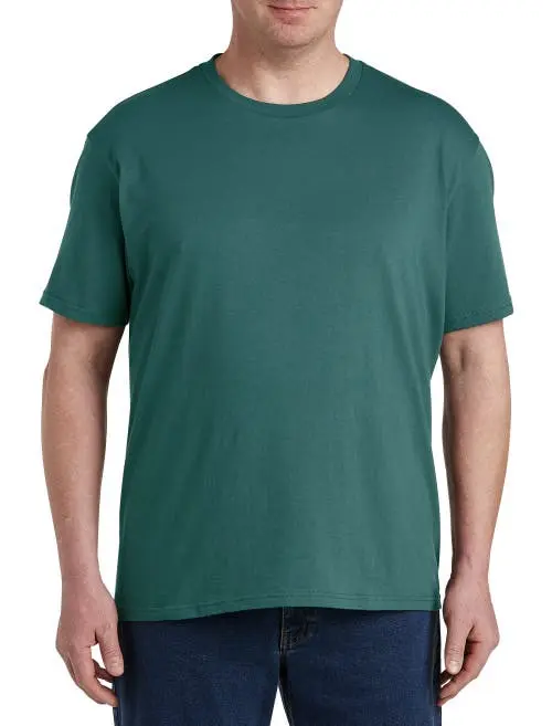 B+T ESSENTIALS Big & Tall 2-pk Tees - Green