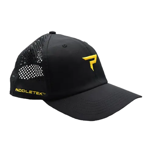 PADDLETEK Performance Icon Trucker Hat - Black/red
