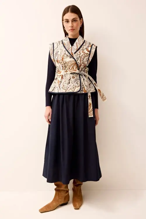 MARIE OLIVER Barrett Maxi Dress - Navy