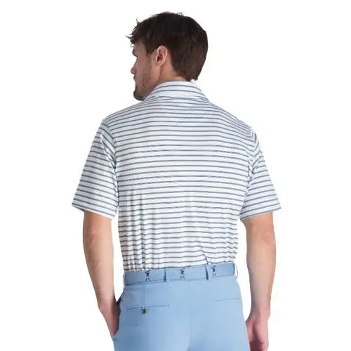 FAIRWAY & GREENE Daniel Stripe Golf Polo