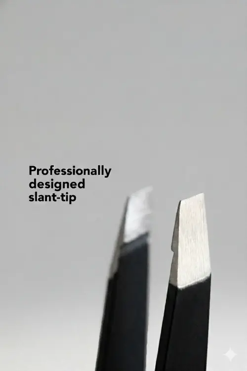 CLEVERMAN Precision Slant Tweezer - Black