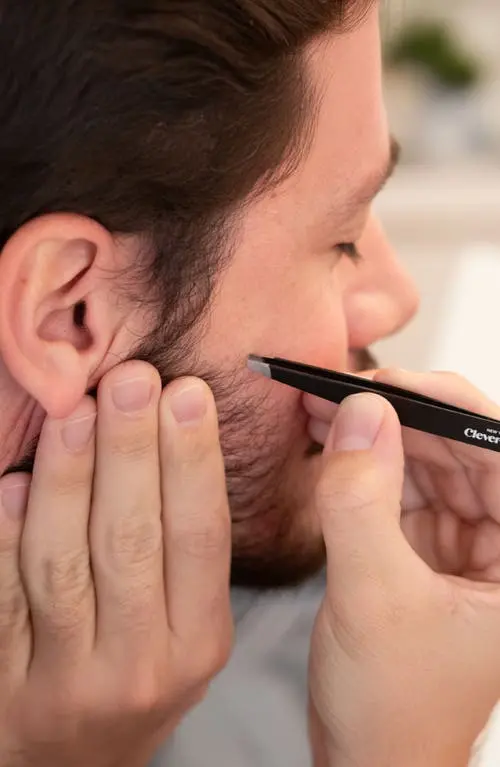 CLEVERMAN Precision Slant Tweezer - Black