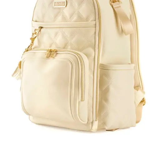 ITZY RITZY Boss Plus Large Diaper Backpack - Milk & Honey