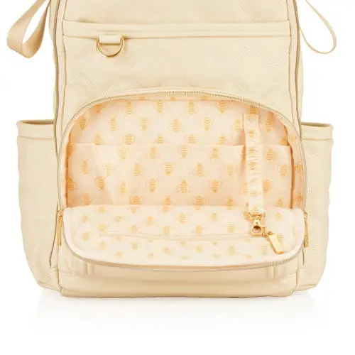 ITZY RITZY Boss Plus Large Diaper Backpack - Milk & Honey