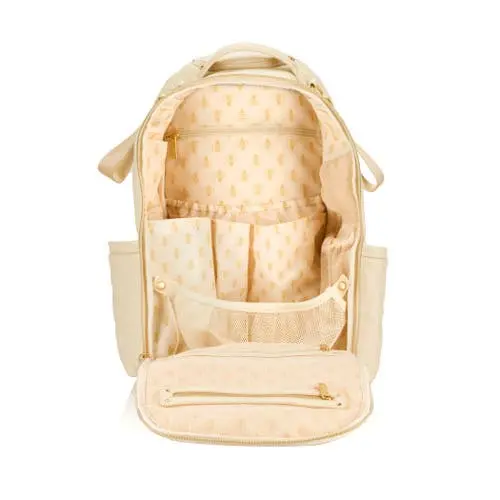 ITZY RITZY Boss Plus Large Diaper Backpack - Milk & Honey