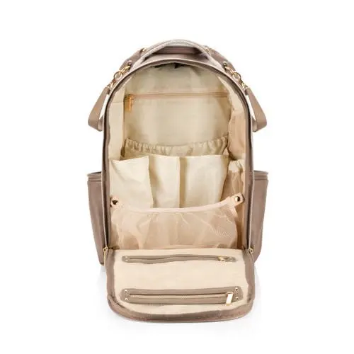 ITZY RITZY Large Diaper Backpack - Vanilla Latte