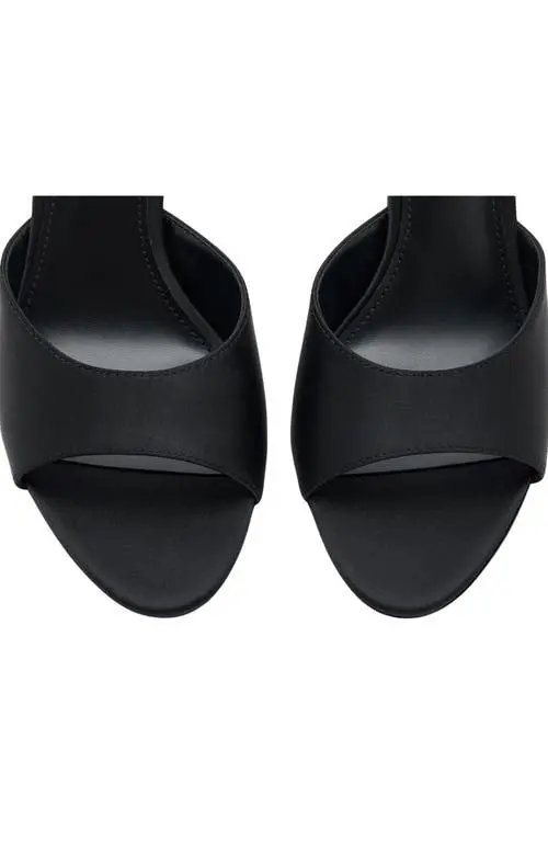 Mango Satin Slide Sandal