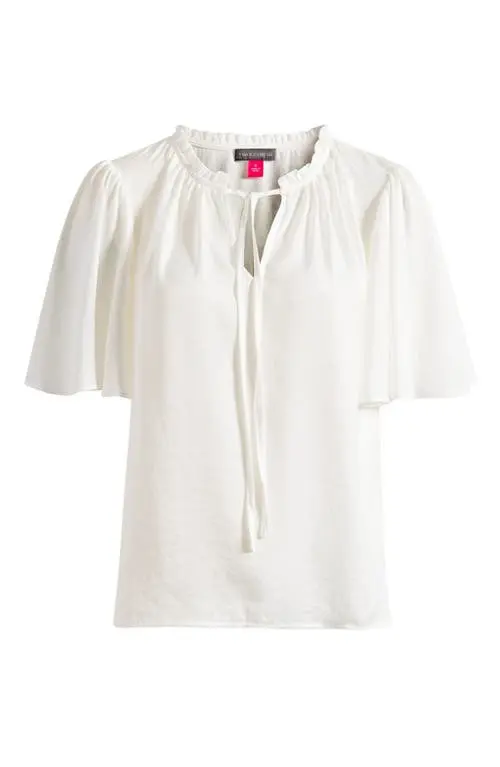 Vince Camuto Tie Neck Top - New Ivory