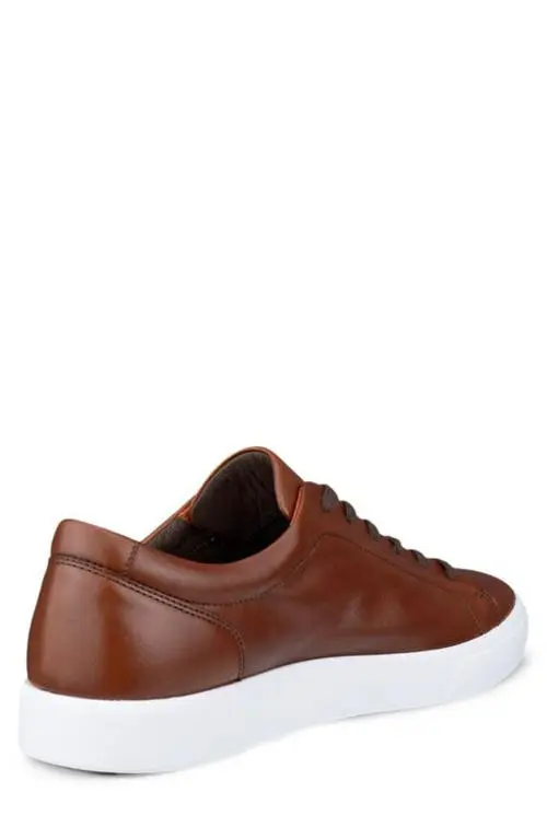 Ecco Soft 10 Leather Sneaker - Cognac