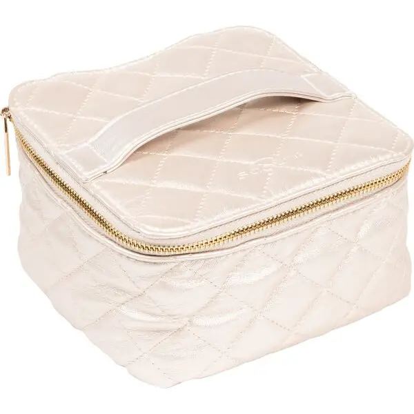 SCOUT Hidden Gem Jewelry Case - Champagne Quilted