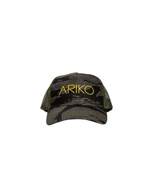 ARIKO Camo Logo Trucker Hat - Ocean Tiger Camo