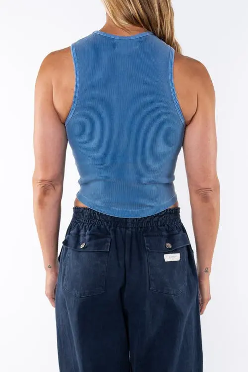 ARIKO Scallop Tank - Blue-wave