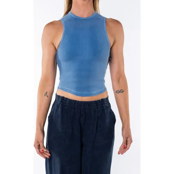 ARIKO Scallop Tank - Blue-wave