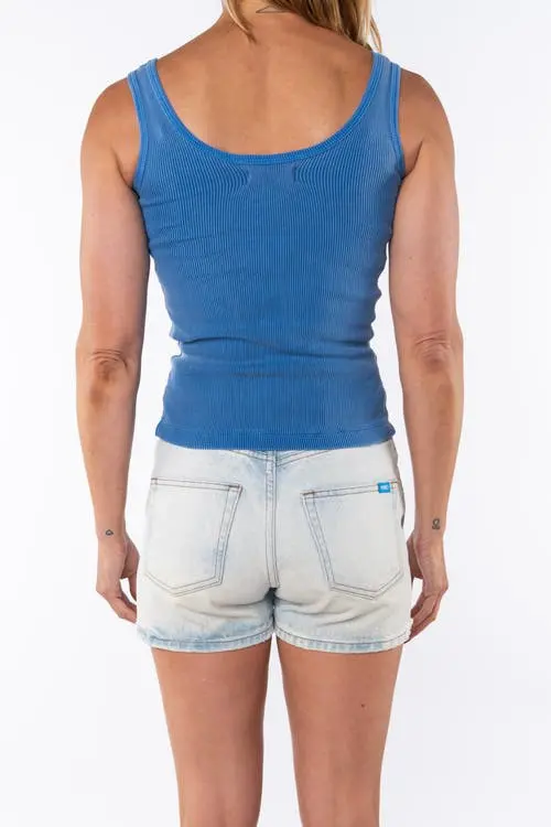 ARIKO Ribbed Surf Tank - Blue-wave