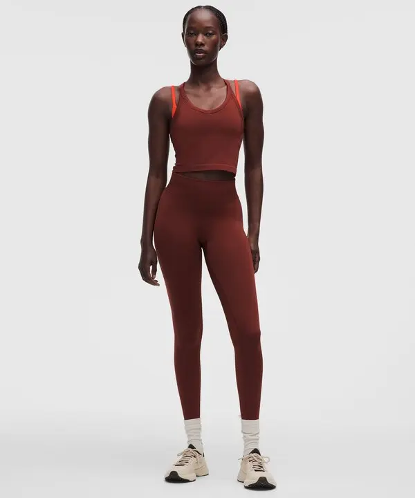 Lululemon Get Low High-rise Training Tight 25" Inseam - Cranberry Charm/cranberry Charm