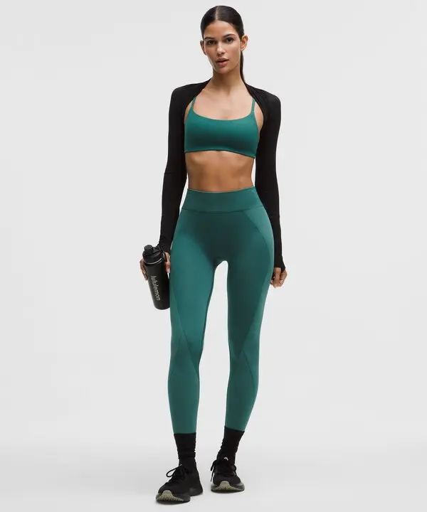 Lululemon High-rise Training Tight 25 - Deep Marina/royal Emerald