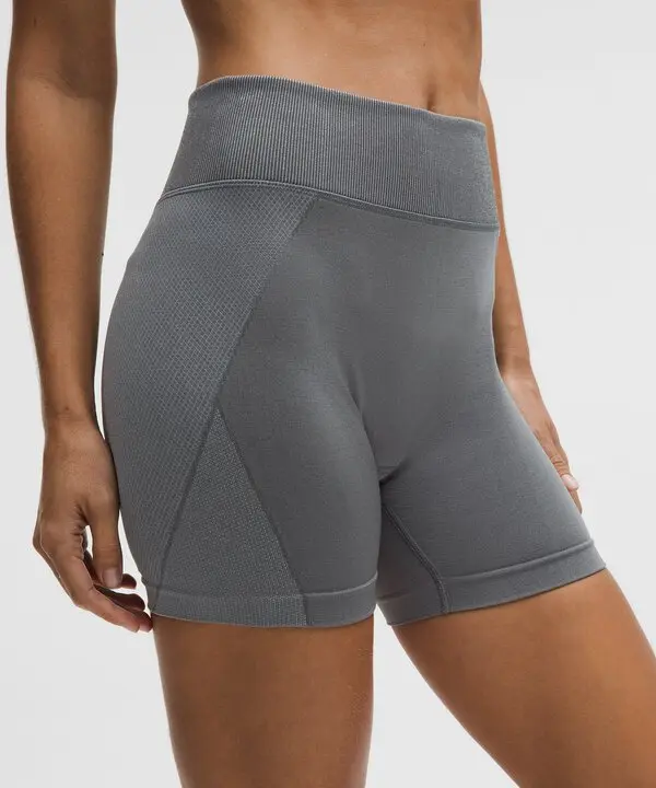 Lululemon High-rise Training Short - Solar Grey/coal