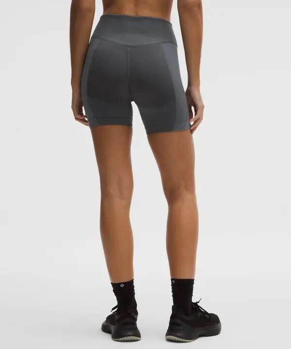 Lululemon High-rise Training Short - Solar Grey/coal