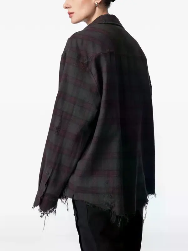 ARTICLE TEN Plaid Cotton Shirt