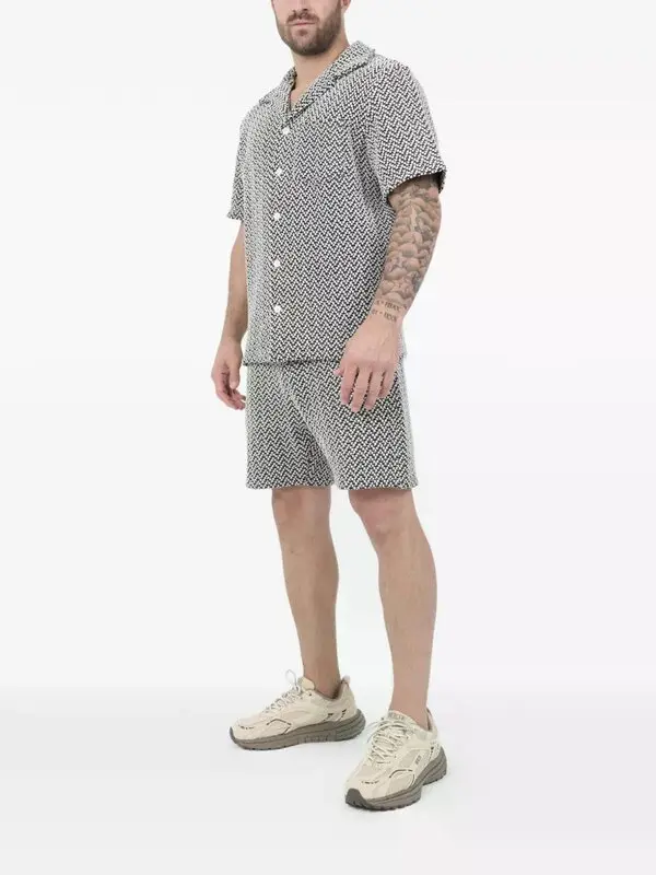 NIKBEN Patterned Short-sleeve Shirt