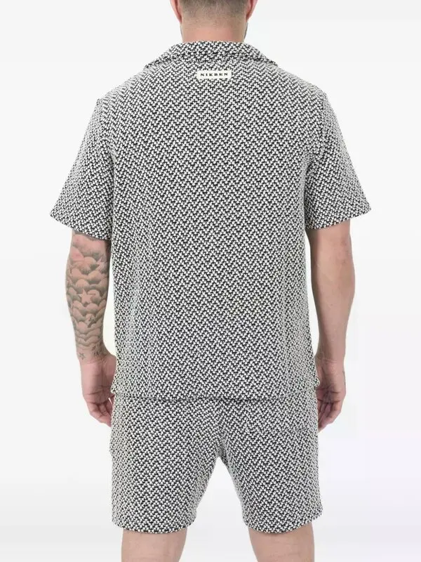 NIKBEN Patterned Short-sleeve Shirt