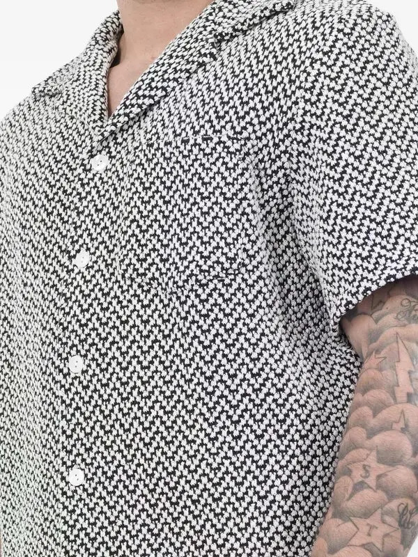 NIKBEN Patterned Short-sleeve Shirt