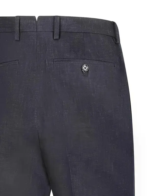 LARDINI Pleated Regular Trousers - Grey