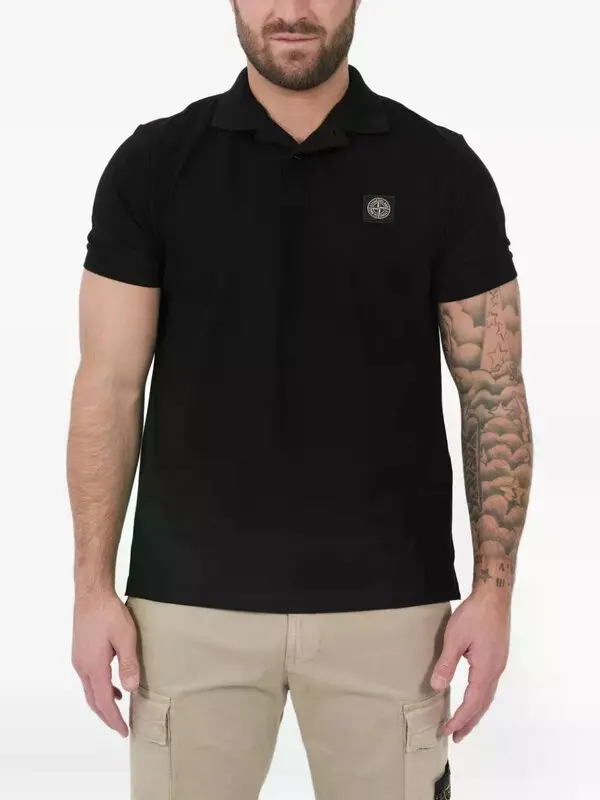 Stone Island Logo-patch Polo Shirt