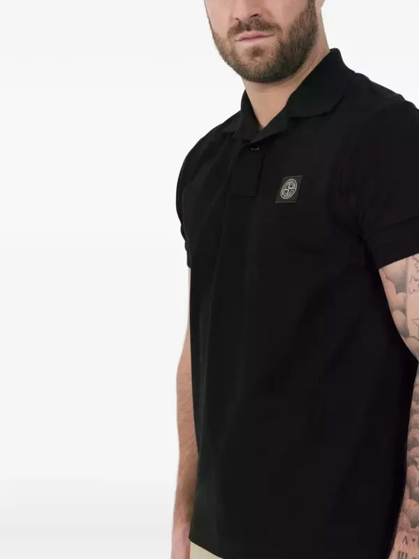 Stone Island Logo-patch Polo Shirt